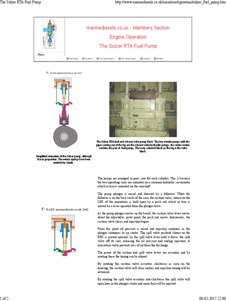Marinediesels - Co.uk - Members Section Engine Operation The Sulzer RTA ...