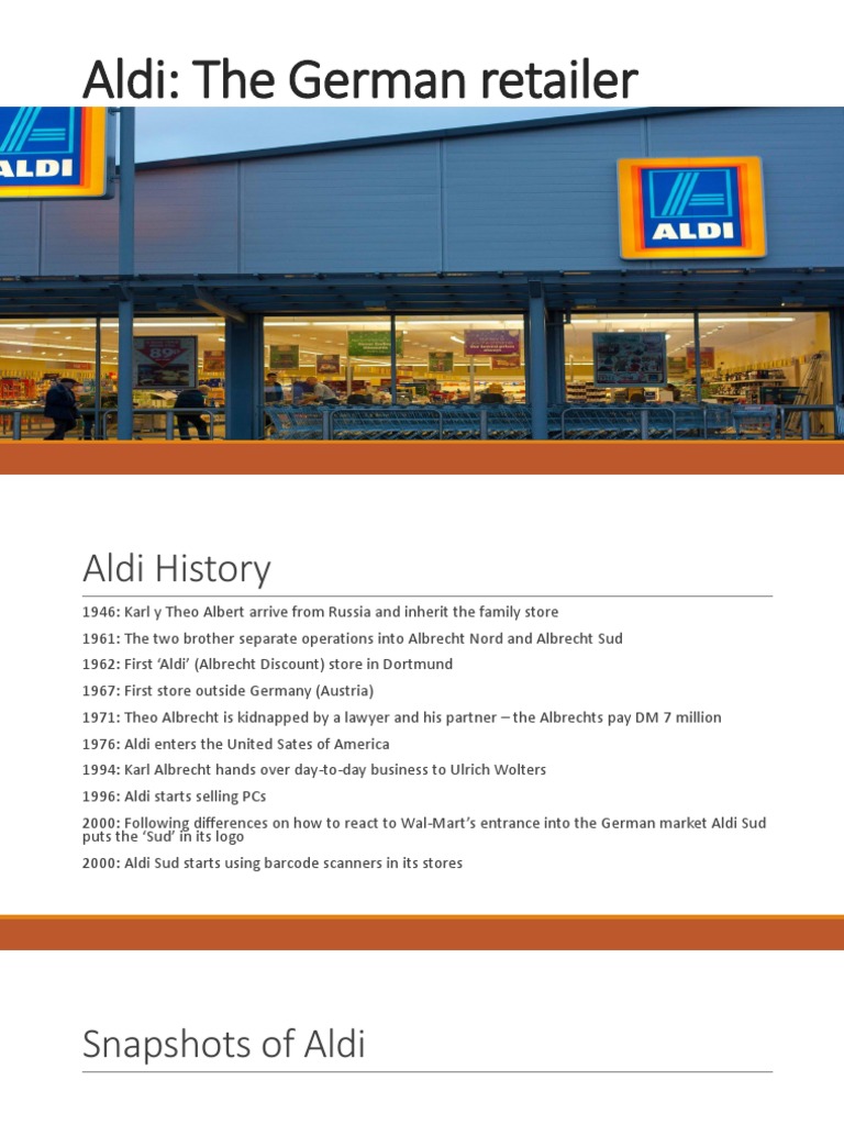 Aldi: The German Retailer | PDF | Business | Business Economics