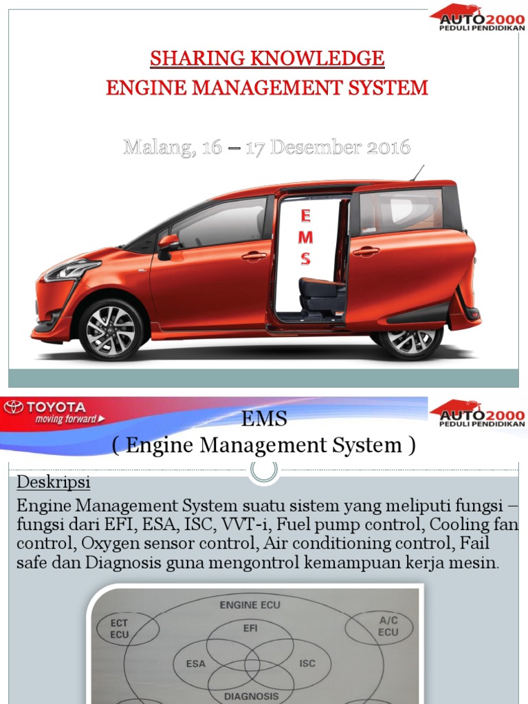 EMS (Engine Management System) .PPTX (Repaired) | PDF