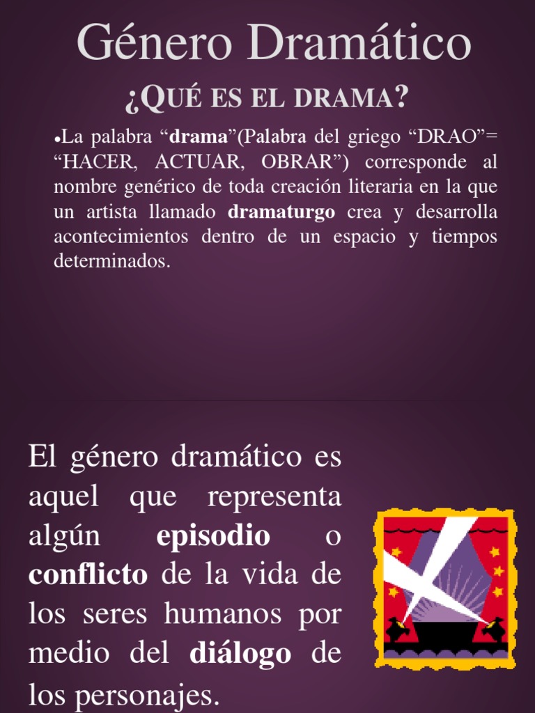 Introducción al Género Dramático | PDF | Hora | Teatro