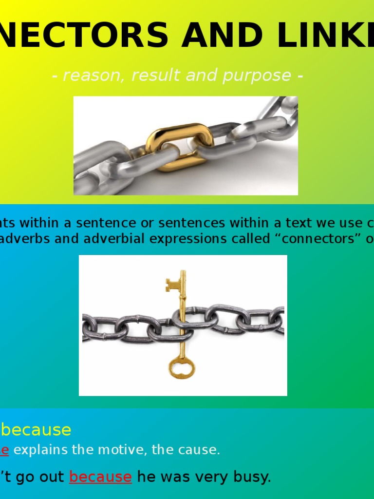 Reason, Result and Purpose | PDF