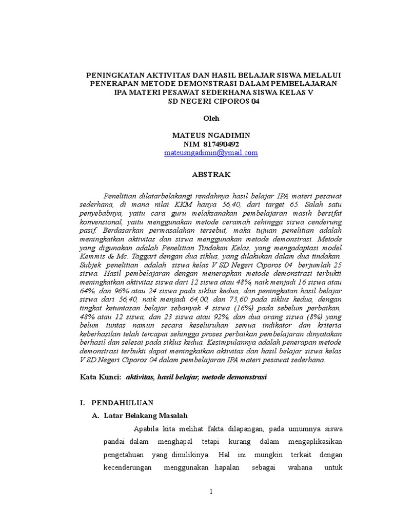 Karya Ilmiah UT | PDF