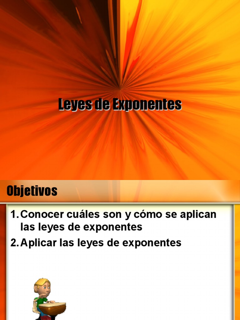 Leyes de Exponentes: Definiciones y Ejemplos | PDF | Exponenciación ...