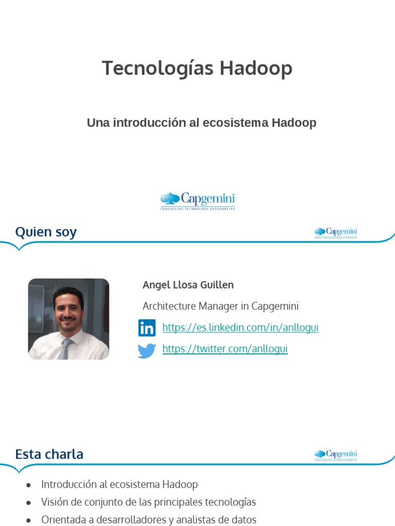 Introduccion A Hadoop UV ES | PDF | Apache Hadoop | No Sql