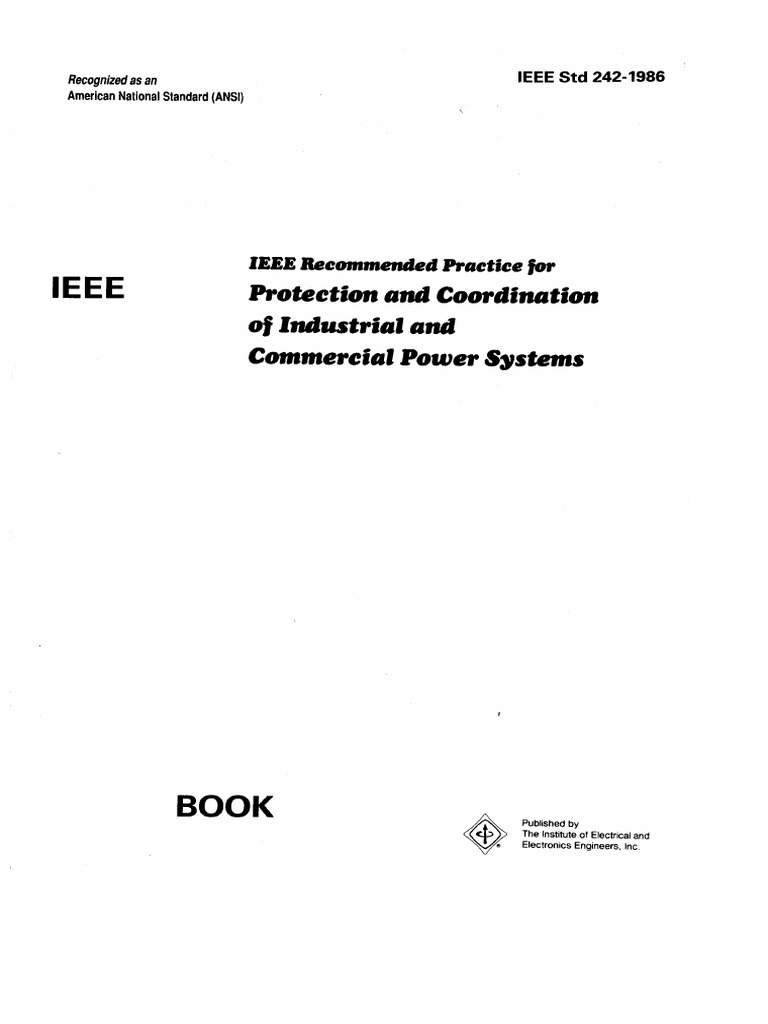 IEEE - Protection and Coordination of Industrial and Commercial Power ...