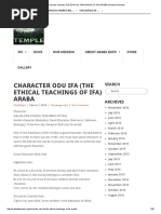 Ifá Initiation | PDF | Rituals | Religion And Belief