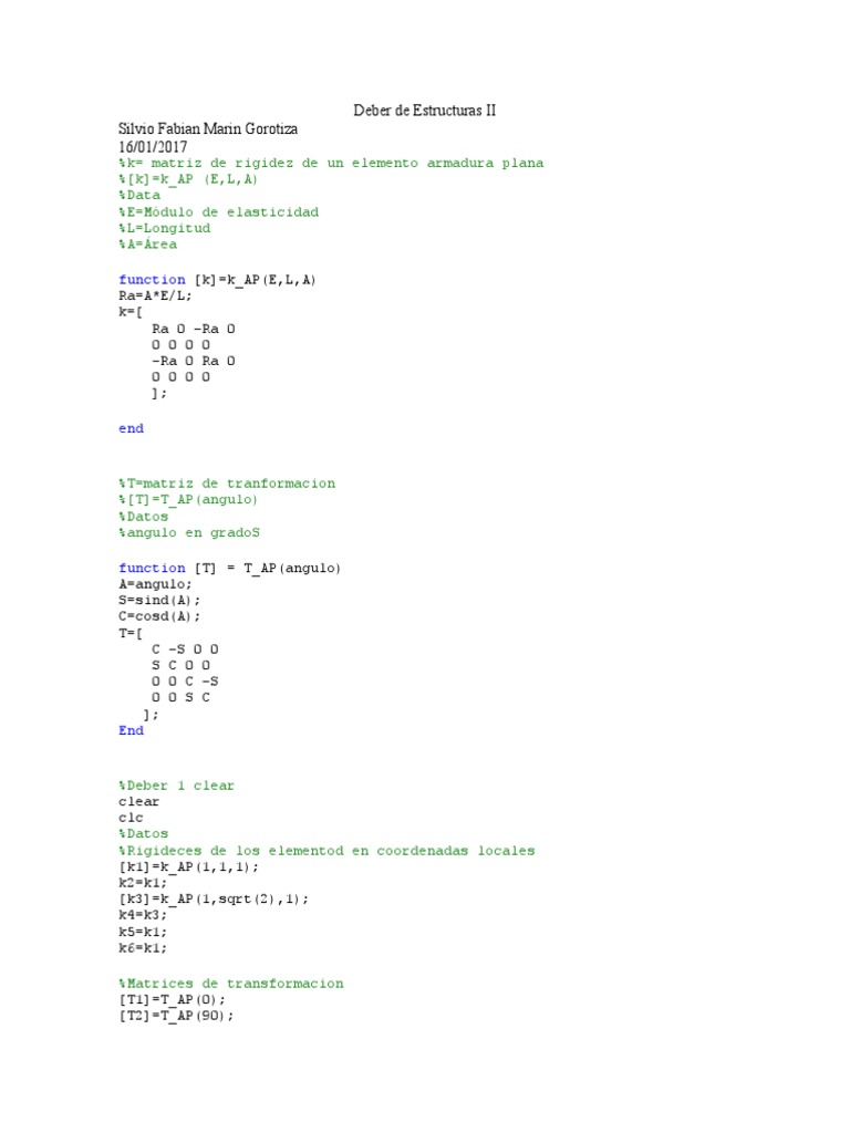Ejercicio Matlab | PDF | Objetos matemáticos | Enseñanza de matemática