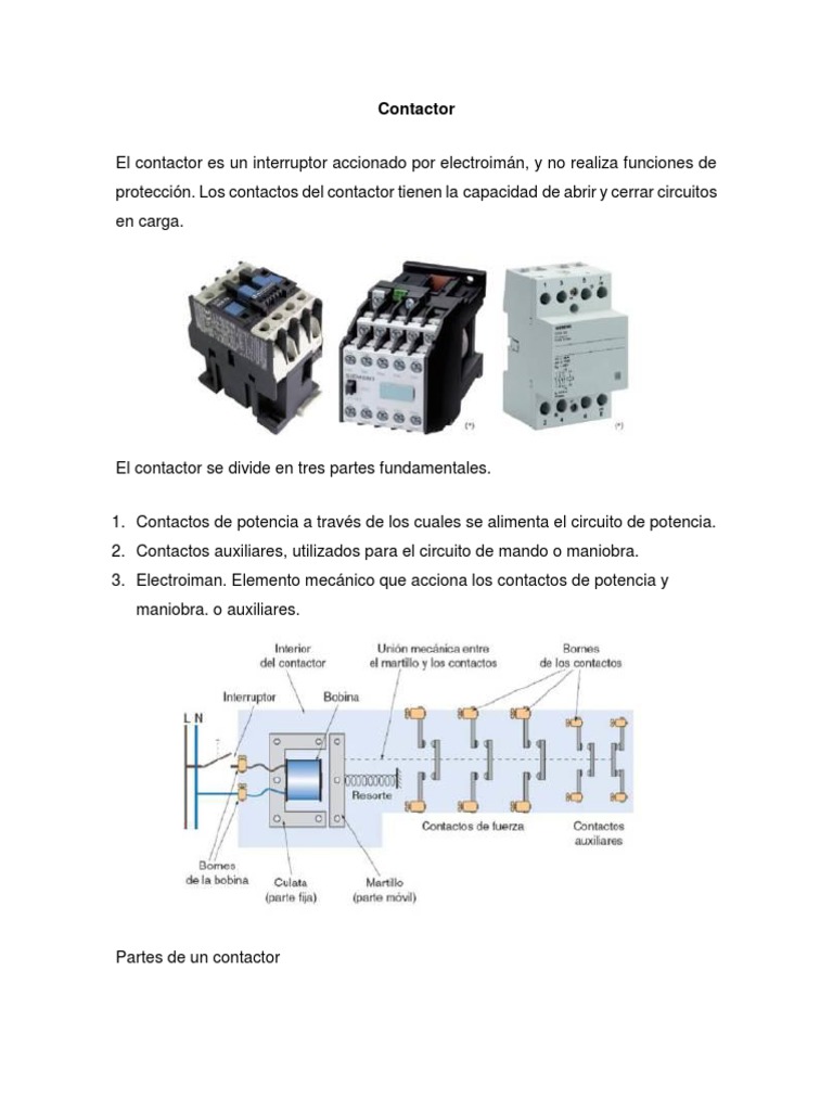 Contactor Rele Termico | PDF