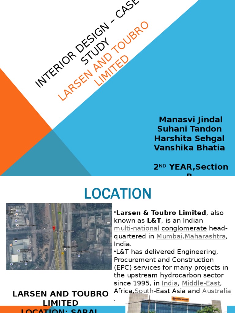 Office Interior Design Case Study: L&T | PDF | Companies