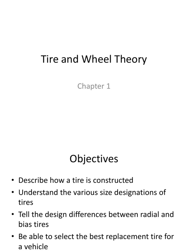 Tire and Wheel Design Fundamentals | PDF | Tire | Automobiles