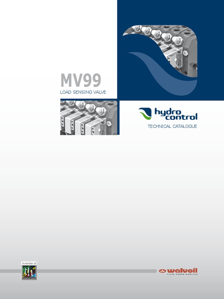 MV99 - Load Sensing VV | PDF | Valve | Pump