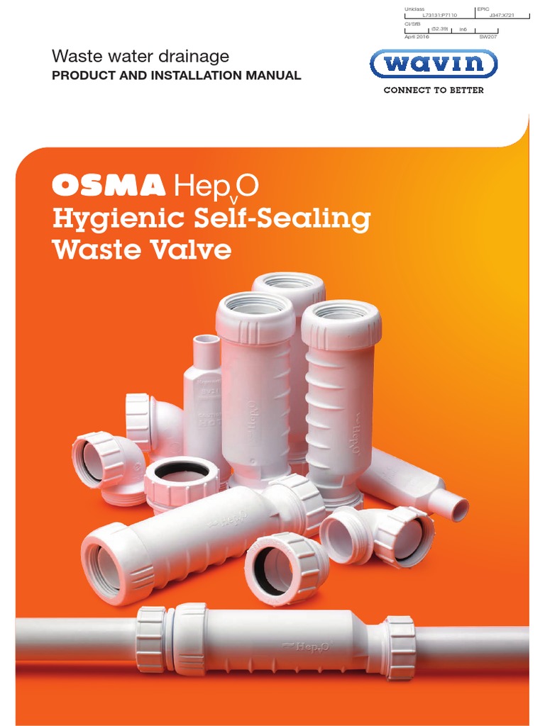 Osma HepvO Product Installation Manual (SW207) April 16 | PDF | Water ...