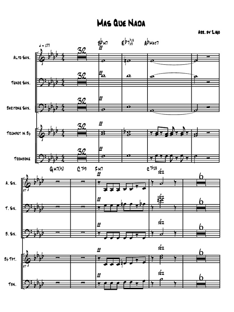 Mas Que Nada Chords | PDF