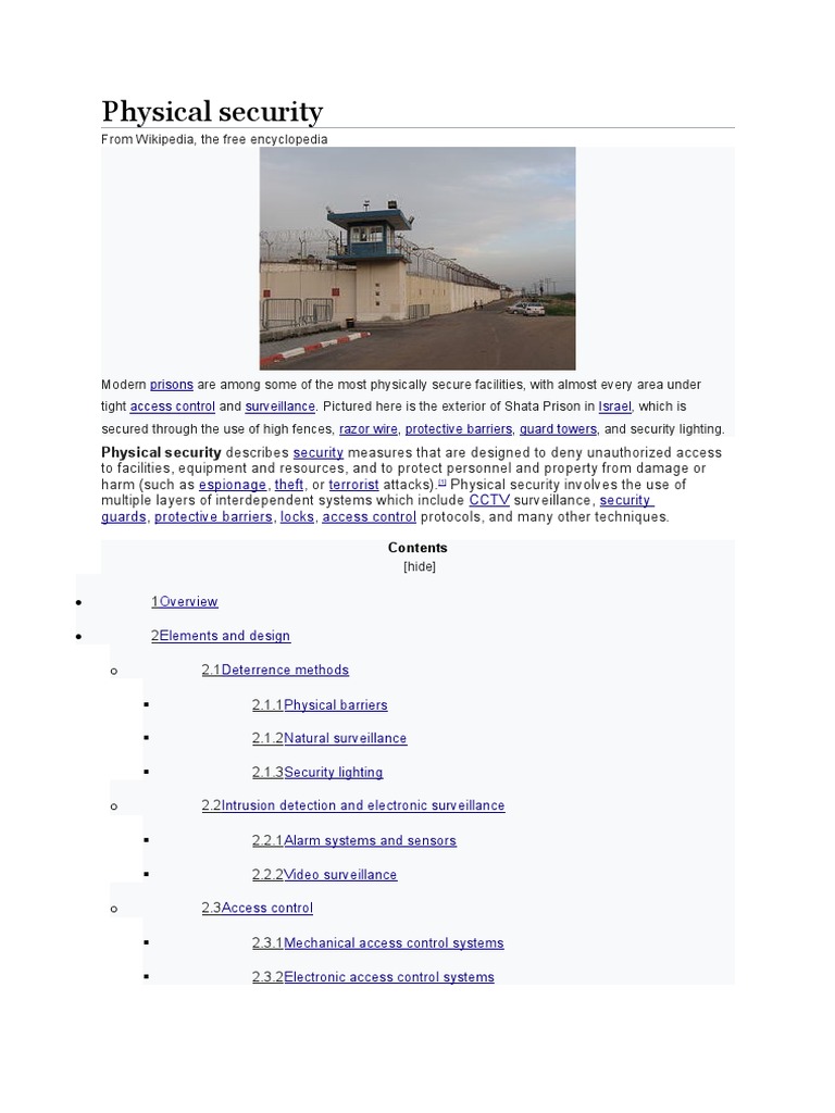 FM 31930 | PDF | Physical Security | Access Control
