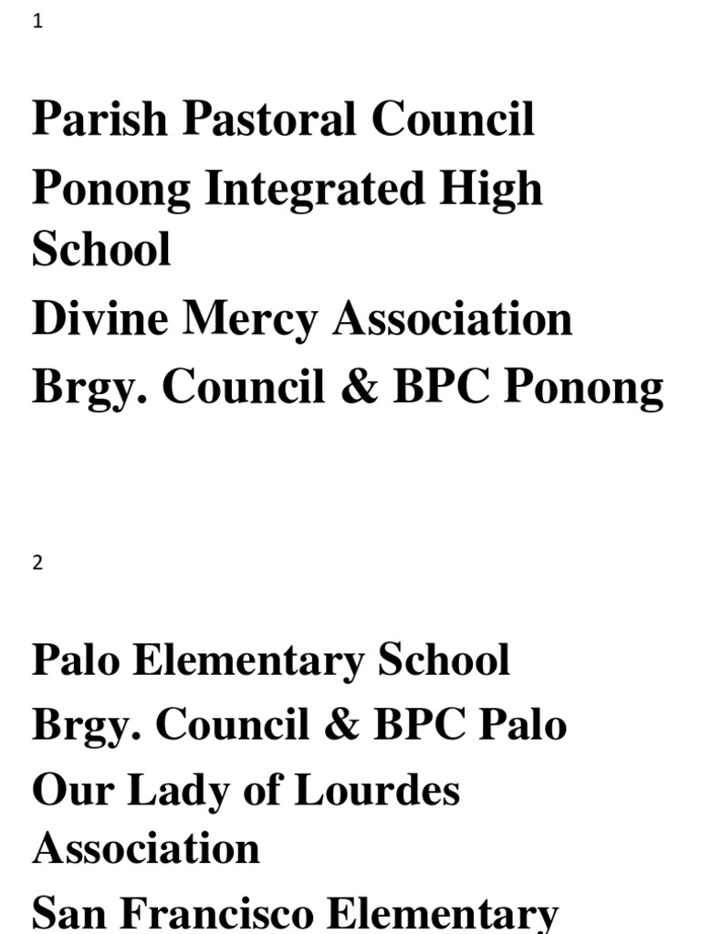 Order of Parade | PDF