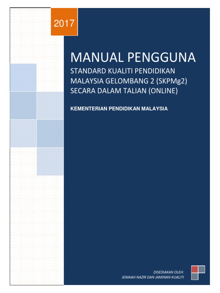 Manual Pengguna SKPMg2 PDF | PDF