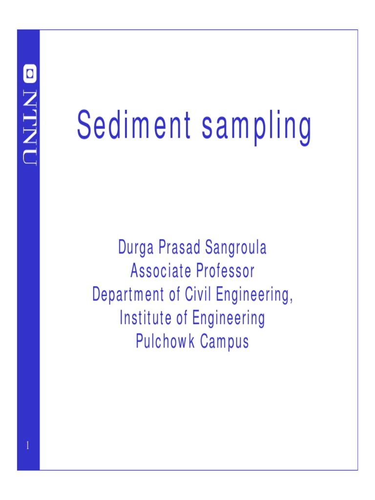 Suspended Sediment Sampling | PDF | Sediment | Sampling (Statistics)