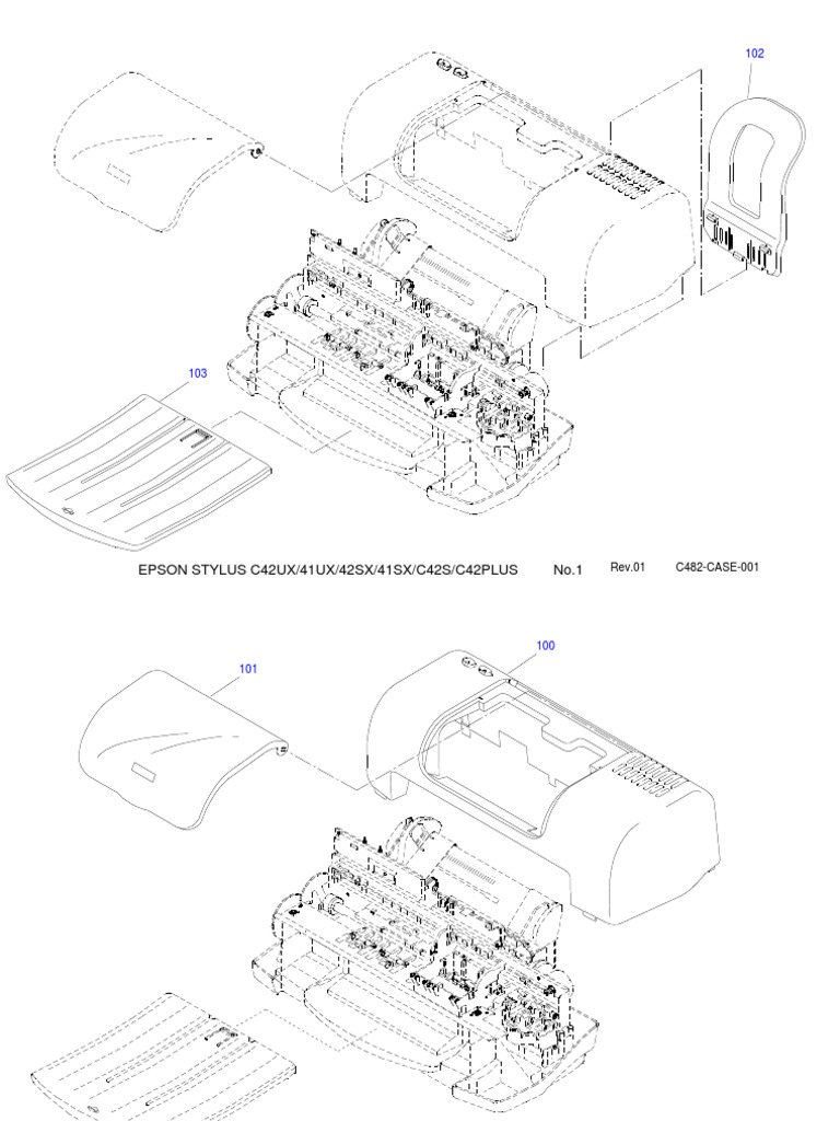 Stylus C42SX - UX Parts Diagram | PDF