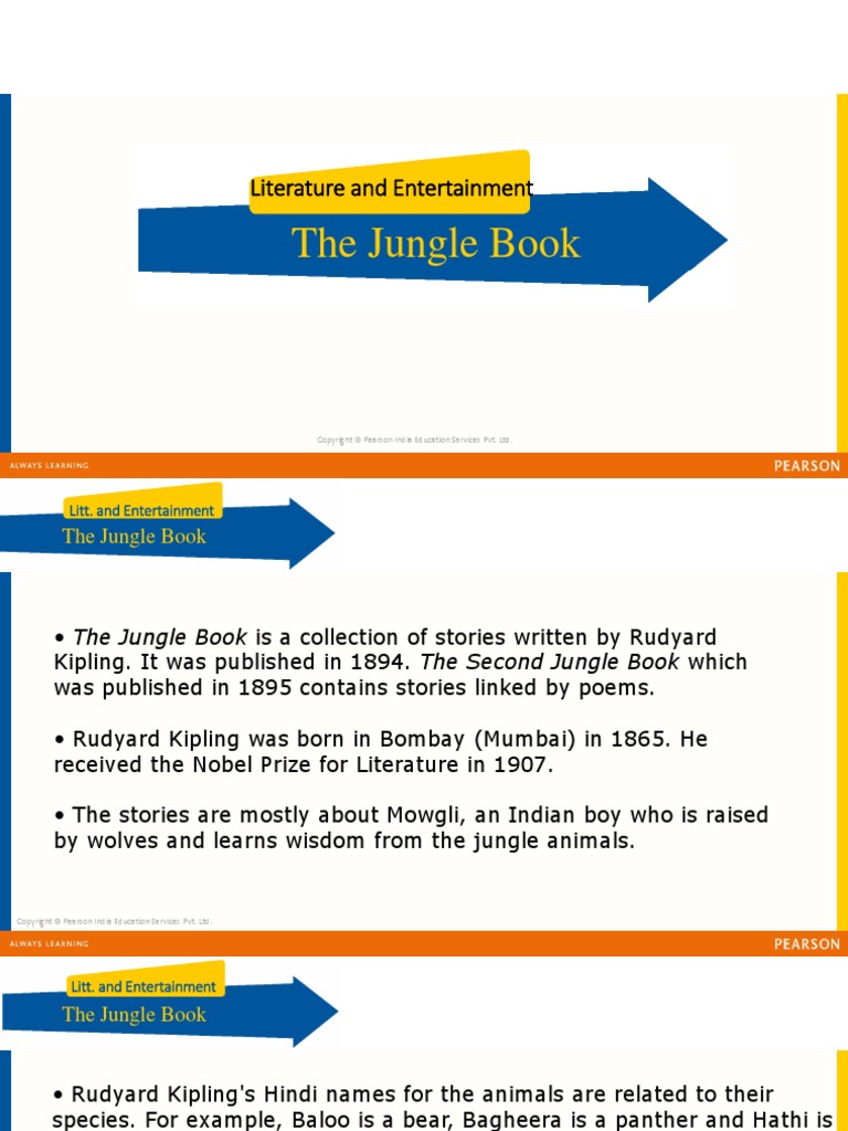 The Jungle Book: Literature and Entertainment | PDF