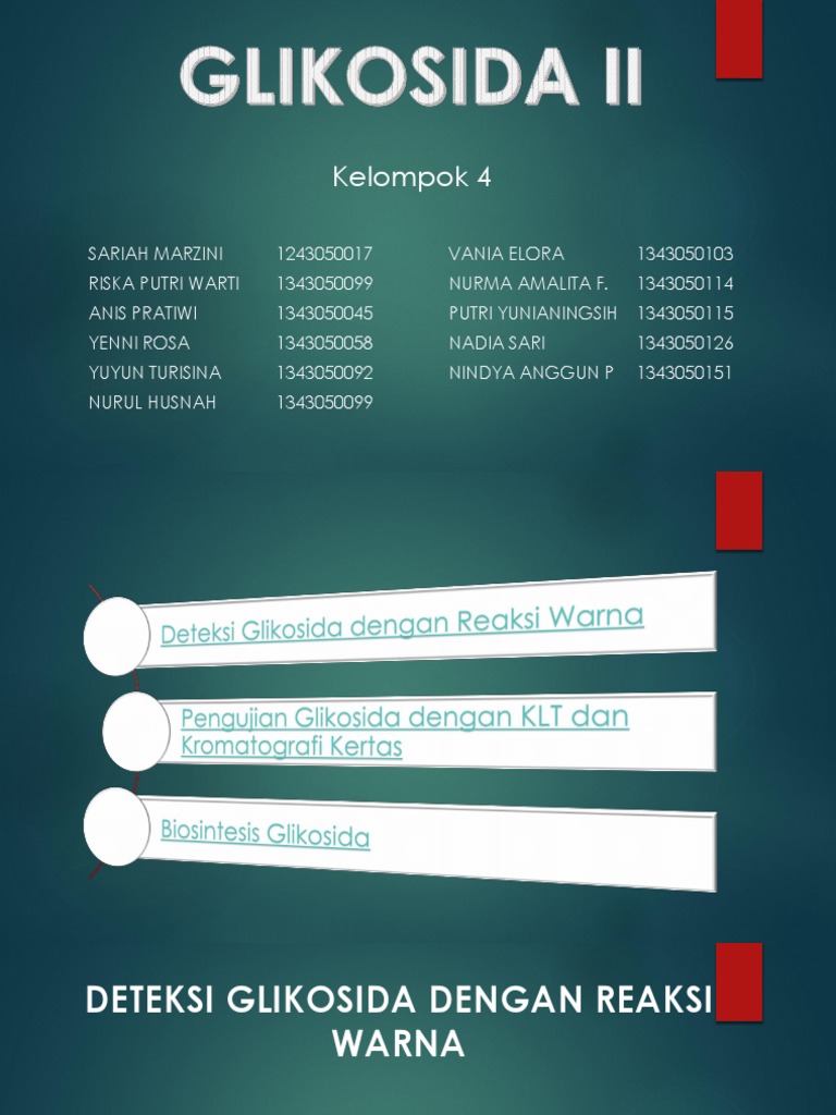 Kel.4 Glikosida II | PDF