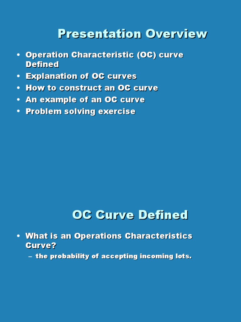 Oc Curve Basics | PDF | Poisson Distribution | Teaching Mathematics