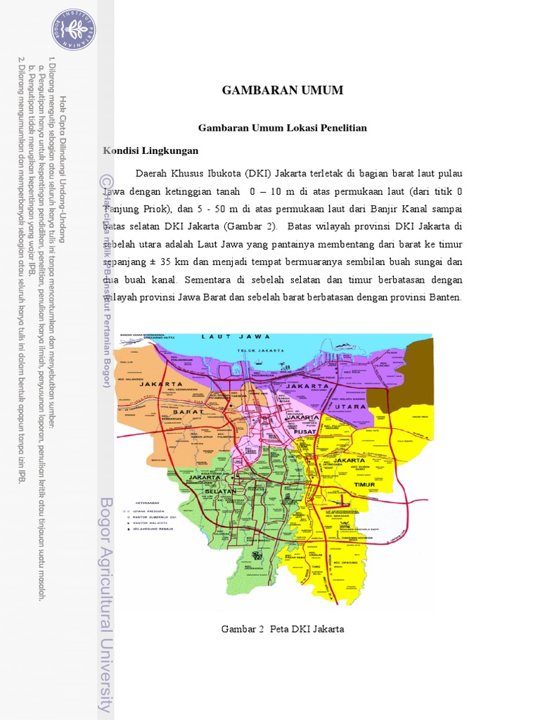 File 4 HLM 6 GAMBARAN UMUM. Gambaran Umum Lokasi Penelitian. Kondisi Lingkungan | PDF