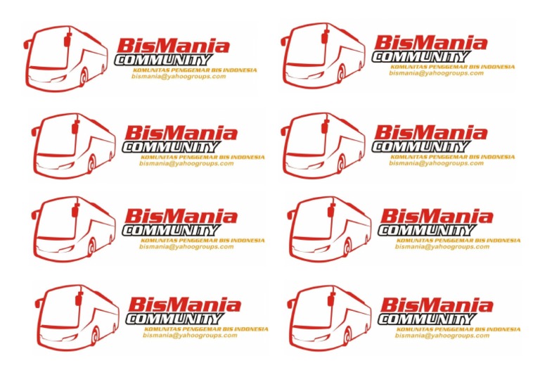 Stiker Bismania | PDF