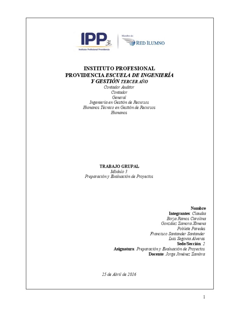 Trabajos Ipp Plantilla | Amortización (Negocio) | Flujo de efectivo