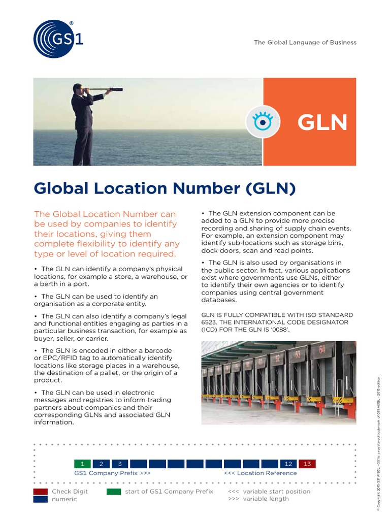 GS1 GLN Executive Summary | PDF | Computer Data | Data