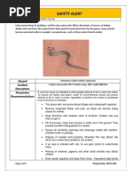Awareness Safety Talk SNAKE HAZARDS | PDF | Snake | Venomous Snakes