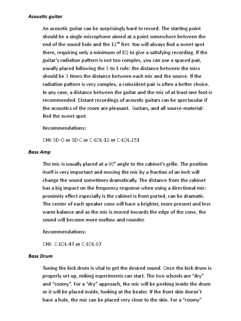3 Zigma CHI Applications Guide | PDF | Microphone | Drum Kit