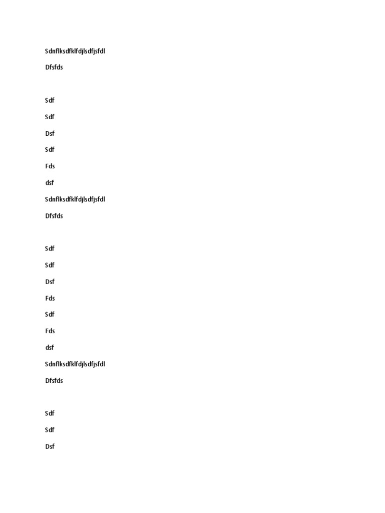 SDNFLKSDFKLFDJLSDFJSFDL Dfsfds | PDF | Technology & Engineering
