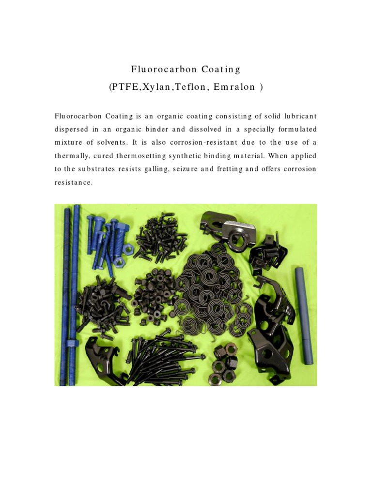 Industrial Fluorocarbon Coating Guide | PDF