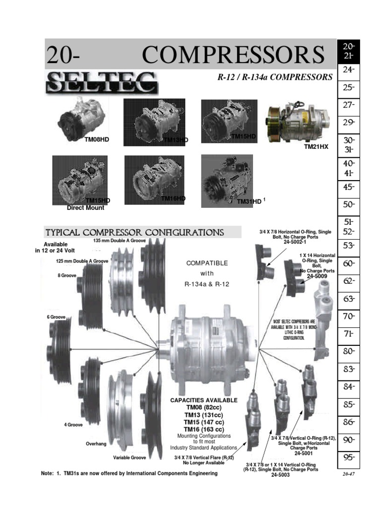 Seltec Compressors | PDF