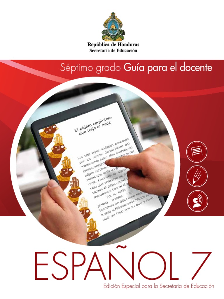 Guia_de_docente_Espanol_7.pdf | Comprensión lectora | Lectura (proceso)