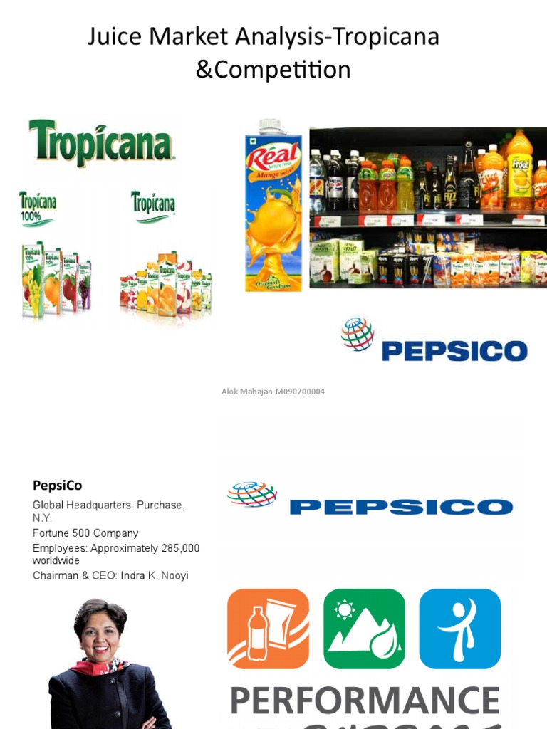 Juice Market Analysis-Tropiana & Competition | Download Free PDF ...
