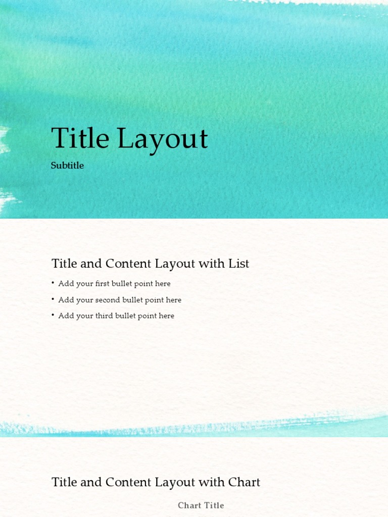 Title Layout: Subtitle | PDF | Teaching Methods & Materials | Art