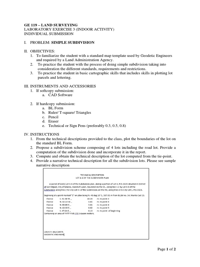 Lab Exercise No.3 Simple Subdivision | PDF | Computing | Science