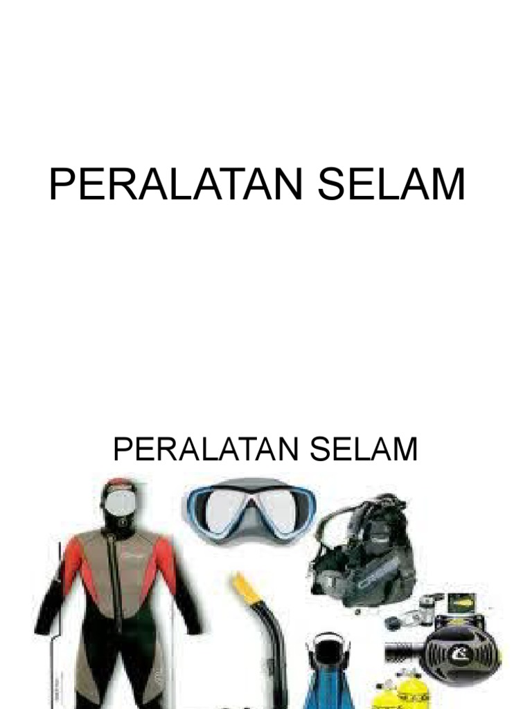 Peralatan dan Fungsi Selam Scuba | PDF