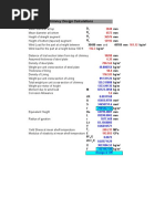 Chimney Calculations 800 Dia 35 M Ht-1 | PDF | Chimney | Bending