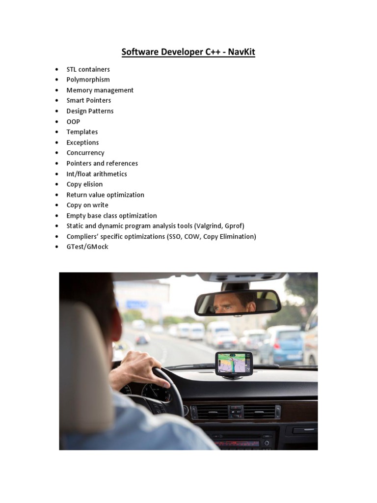 C Developer - NavKit | PDF