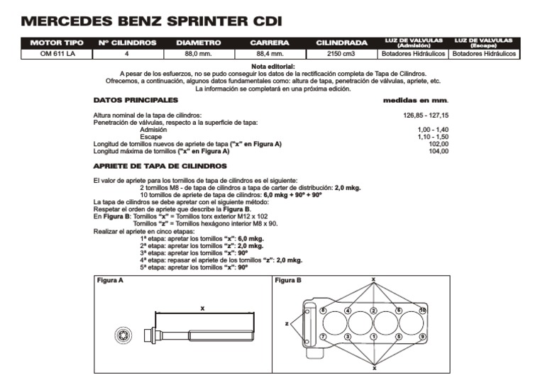 Mercedes Benz Sprinter Cdi PDF | PDF | Vehículos | Propulsión