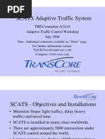 Introduction To New Generation Scats 6 5 | PDF | Traffic | Computer Network