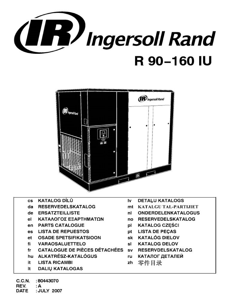 Ingersoll Rand Compressor Eiger Part List | PDF | Electrical Connector ...