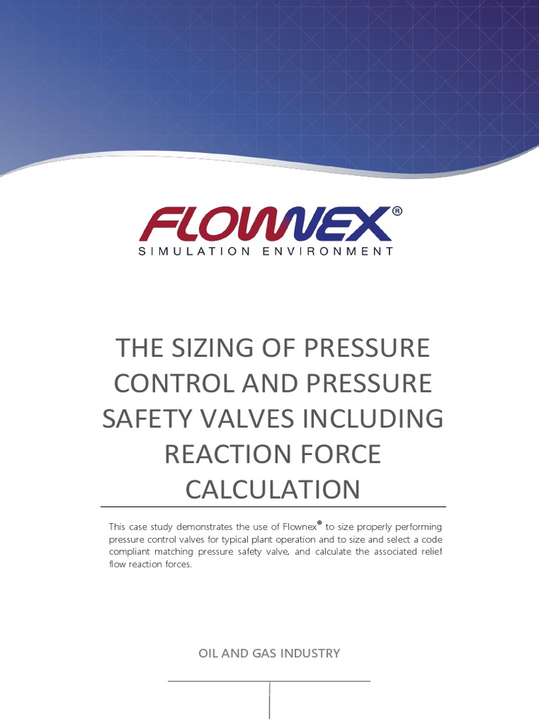 PSV Sizing and Reaction Force Modelling Rev 1.1 | PDF | Valve | Pressure