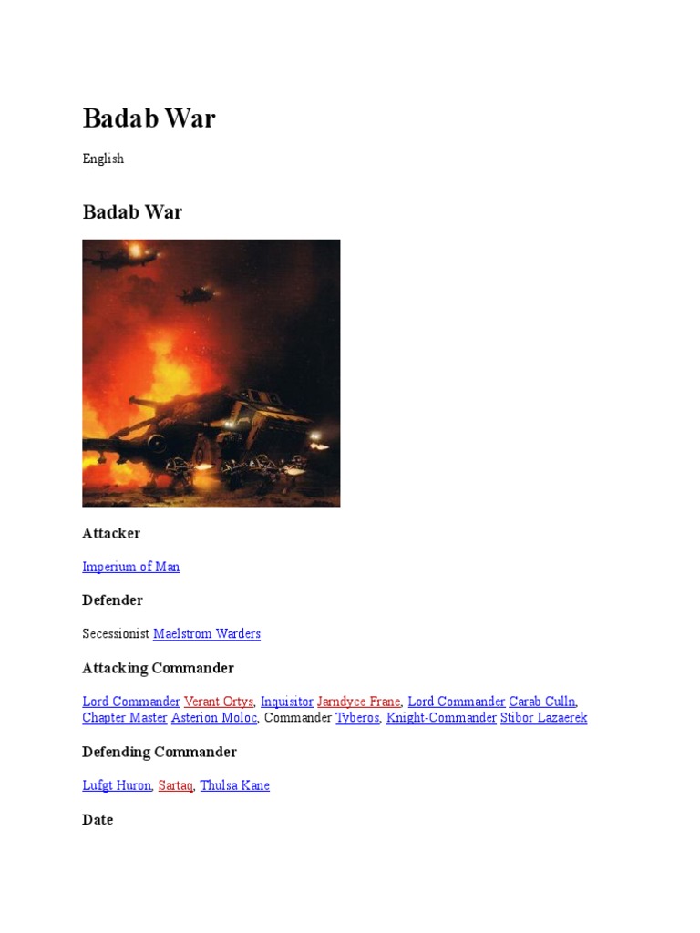 Badab War | PDF | United States Marine Corps | Military