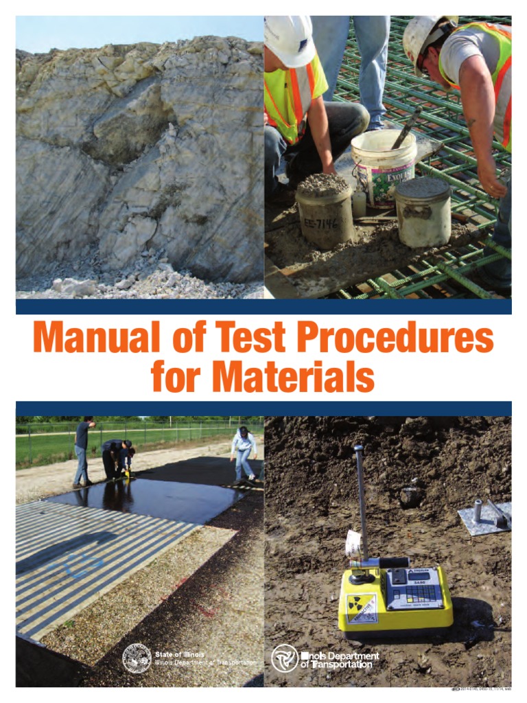 IDOT Testproceduresmanual2015 PDF | PDF | Construction Aggregate | Concrete