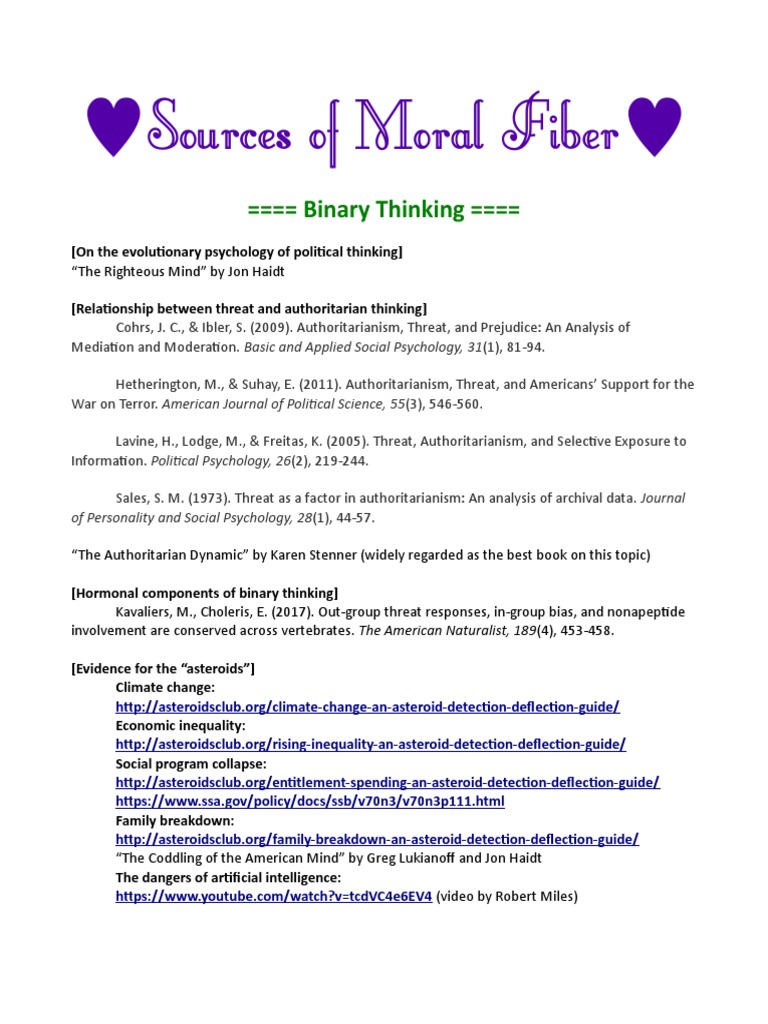 Sources of Moral Fiber | PDF | Reward System | Brain