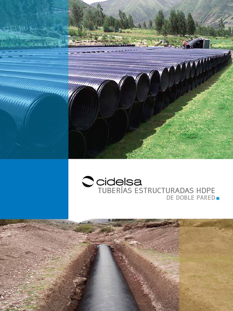 Tuberias Estructurada HDPE | PDF | Tubería (transporte de fluidos) | Polietileno