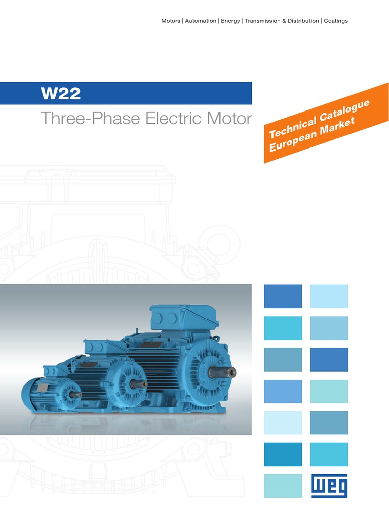WEG w22 Three Phase Motor Technical European Market 50025712 Brochure English PDF | PDF ...